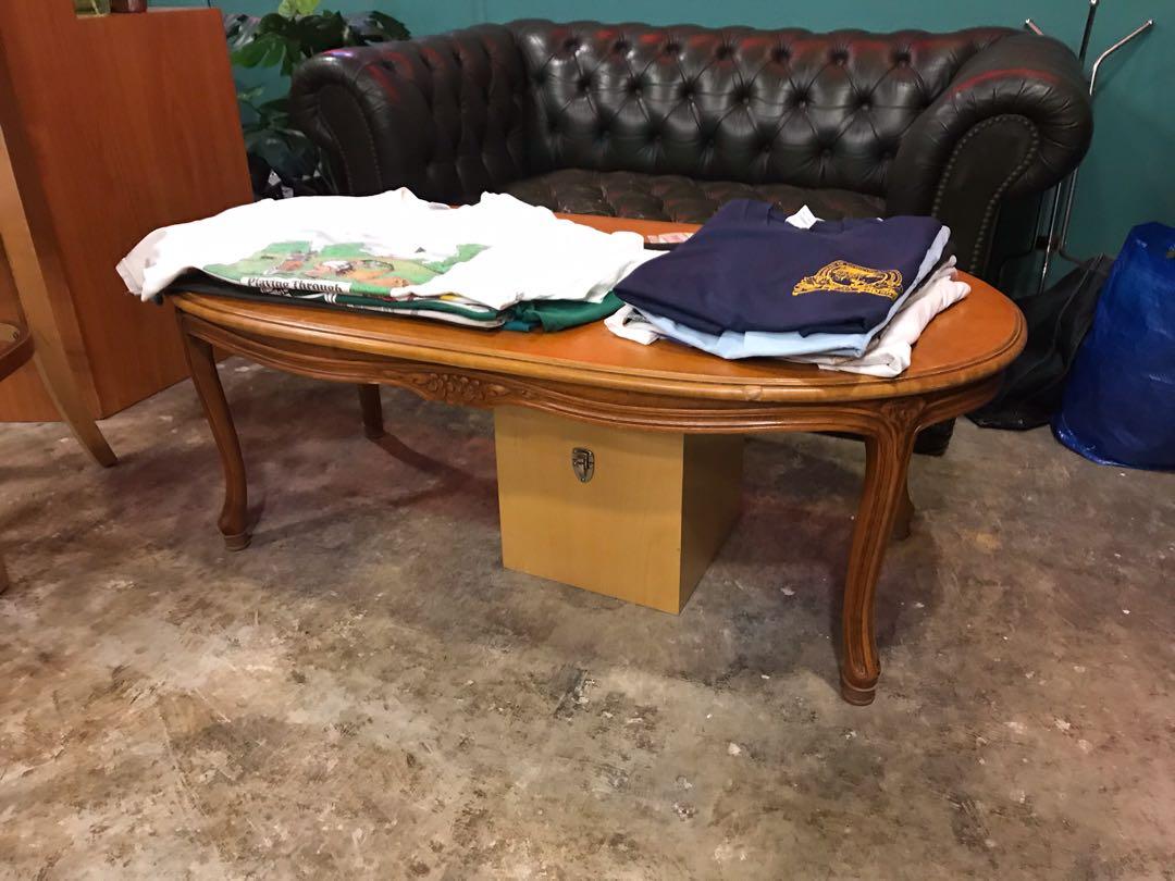 Vintage 80s coffee table for free, Furniture & Home Living, Furniture ...