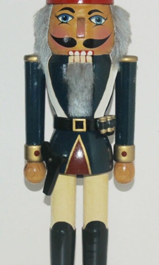 Wooden Nutcracker Soldier With Side Piston 14 Inch Tall, Hobbies & Toys ...