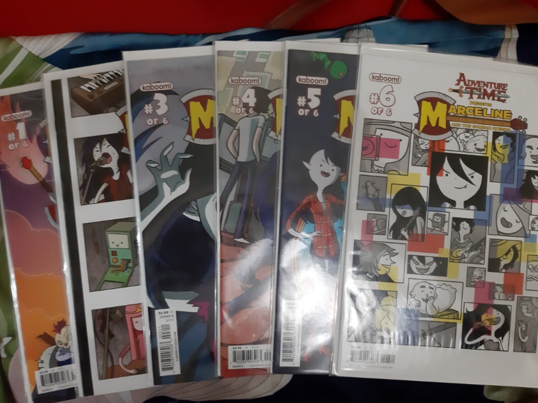 ADVENTURE TIME 'MARCELINE AND THE SCREAM QUEENS' COMIC SET (6 PIECES ...