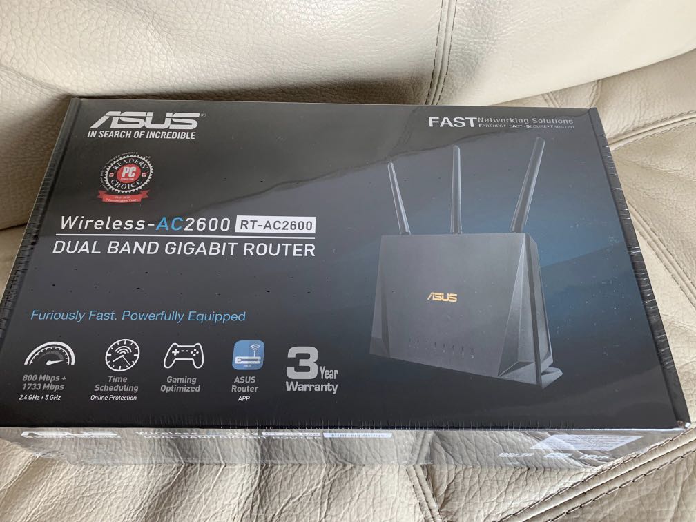 BNIB Sealed Asus Wireless AC2600 Dual Band Gigabit Router, Computers ...