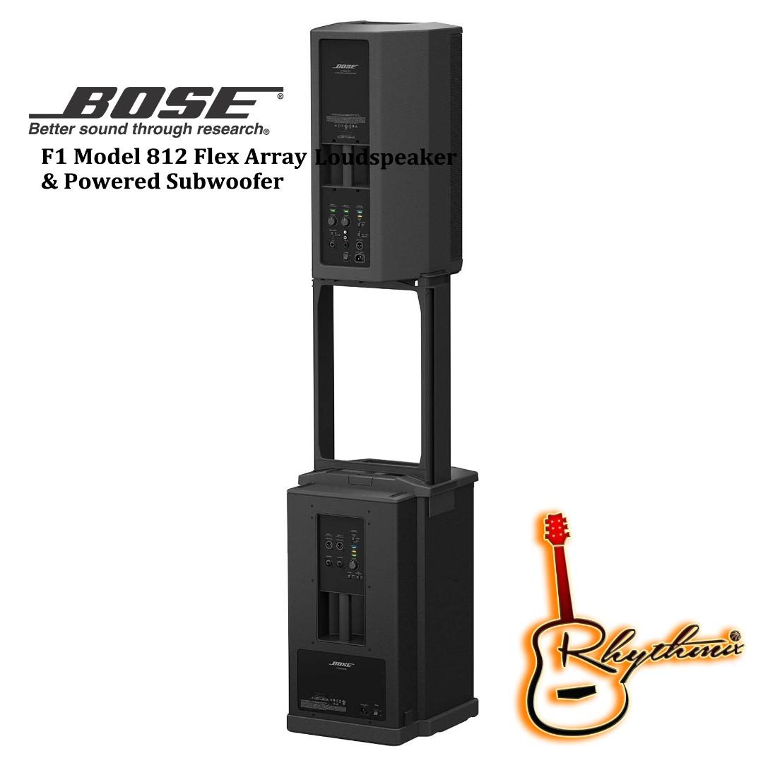 Bose F1 Model 812 Flexible Array Loudspeaker and Powered Subwoofer ...