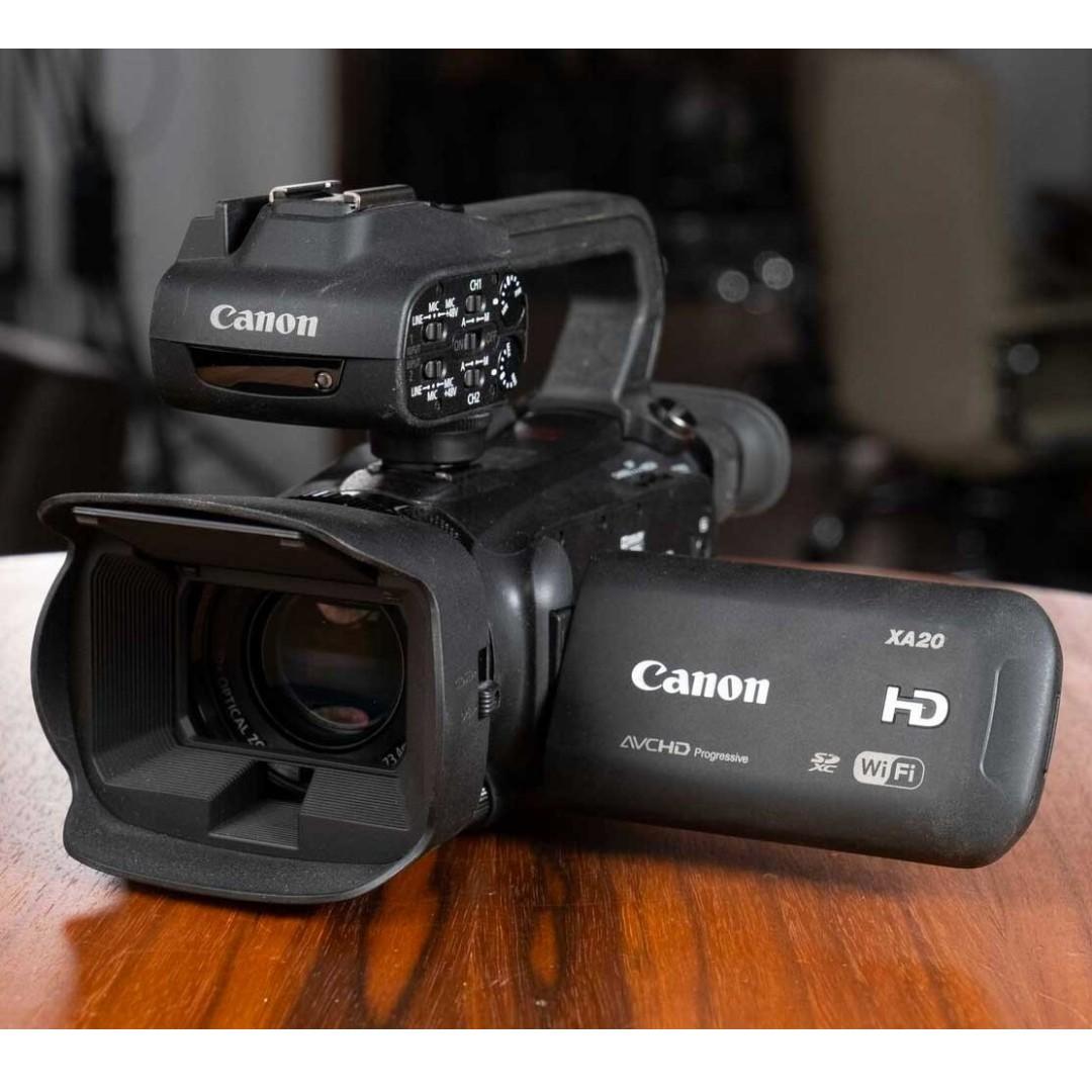 Canon XA20 Professional HD Camcorder, Photography, Video Cameras on ...
