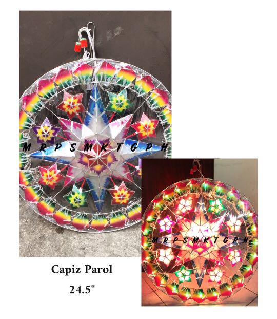 Capiz Parol 24.5”, Furniture & Home Living, Home Decor, Other Home ...