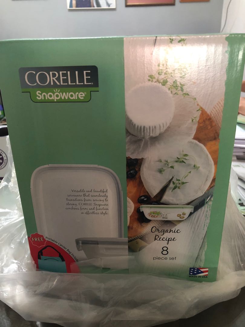 Corelle Snapware, Furniture & Home Living, Kitchenware & Tableware ...