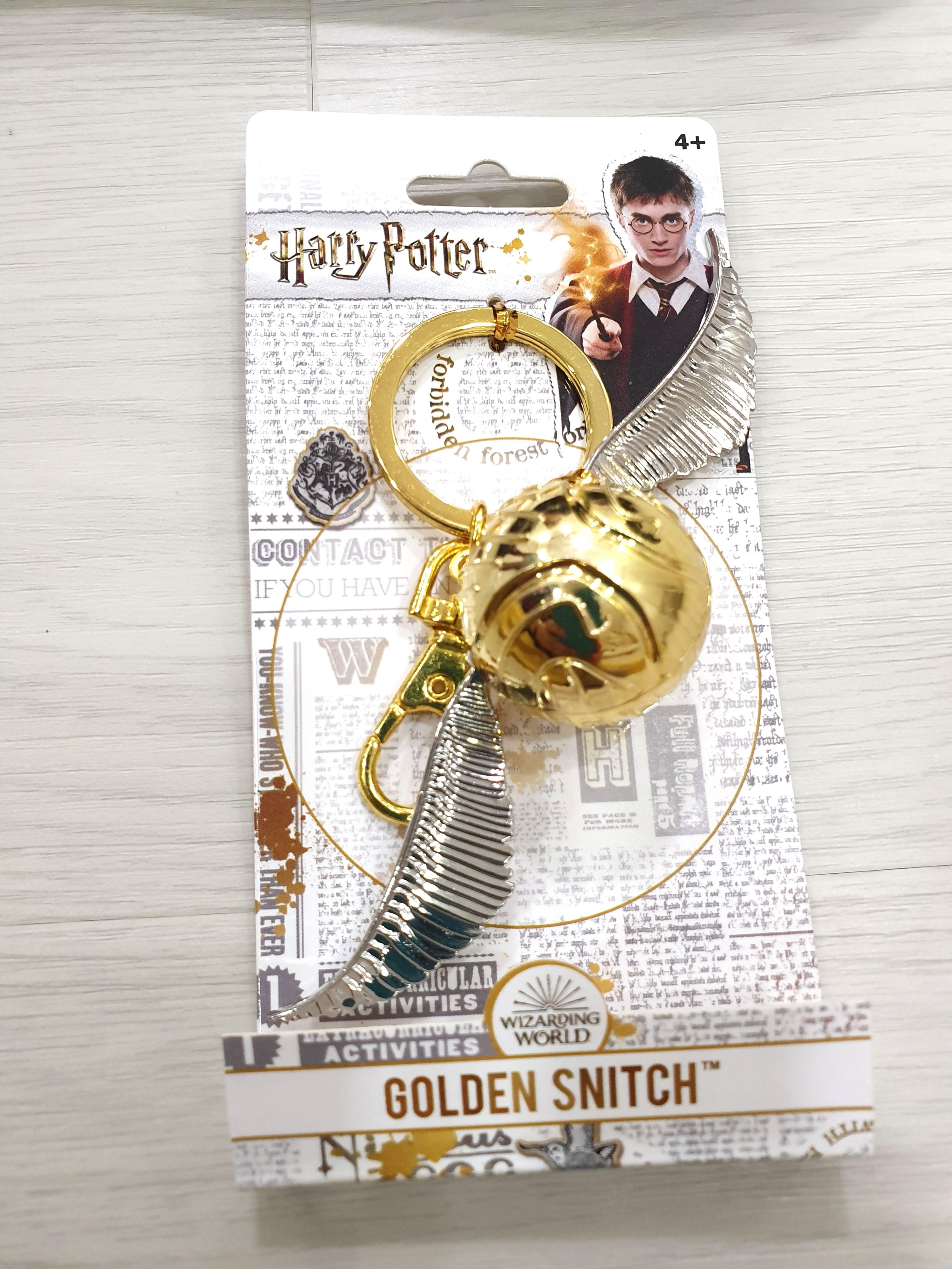 Golden Snitch Harry Potter Keychain, Everything Else on Carousell