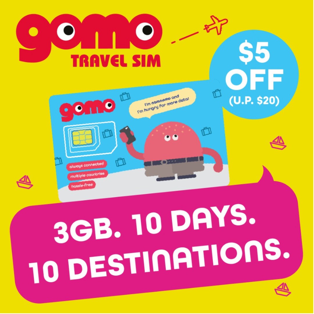 GOMO 4G Travel SIM 3GB/10 days, Mobile Phones & Gadgets, Mobile ...