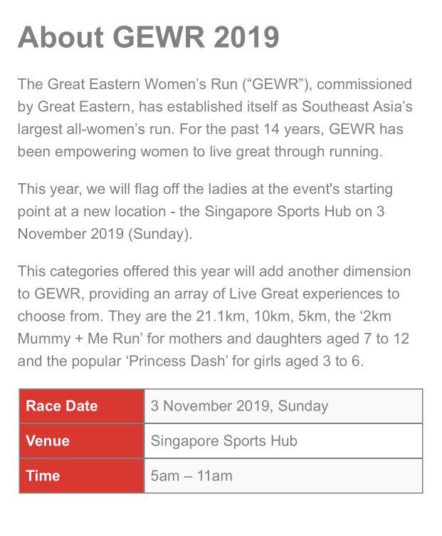 Great Eastern Women Run 2019 (GEWR), Hobbies & Toys, Memorabilia ...