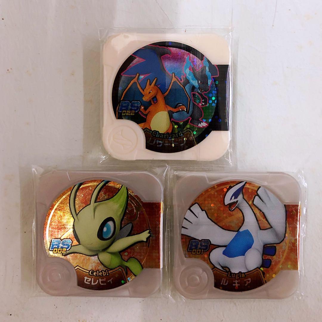 ⚠️Legend Celebi + Legend Lugia + Master a Charizard X Pokemon Tretta, Video Gaming, Gaming ...