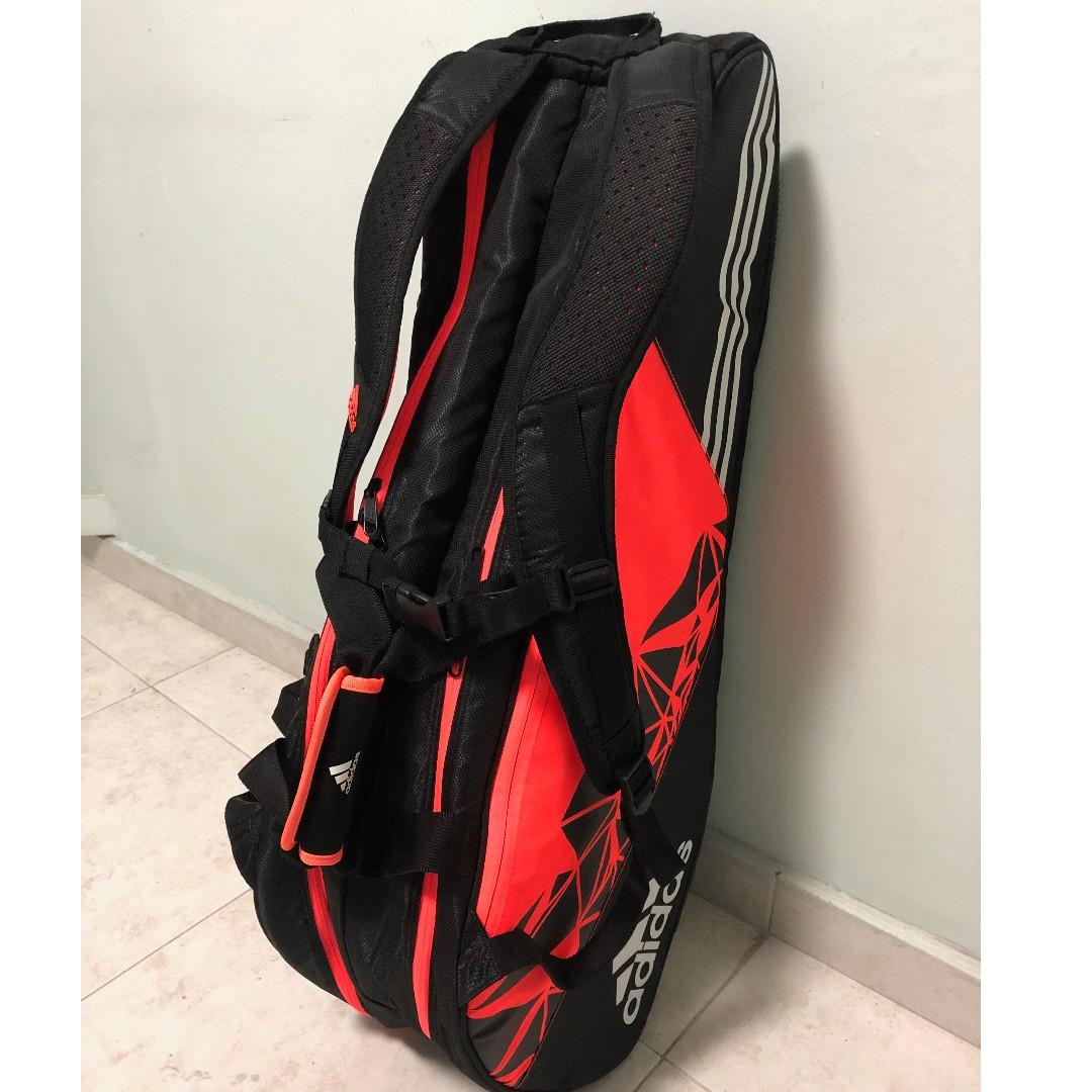 Like New Adidas Badminton Bag (8 racket), Sports Equipment, Sports ...