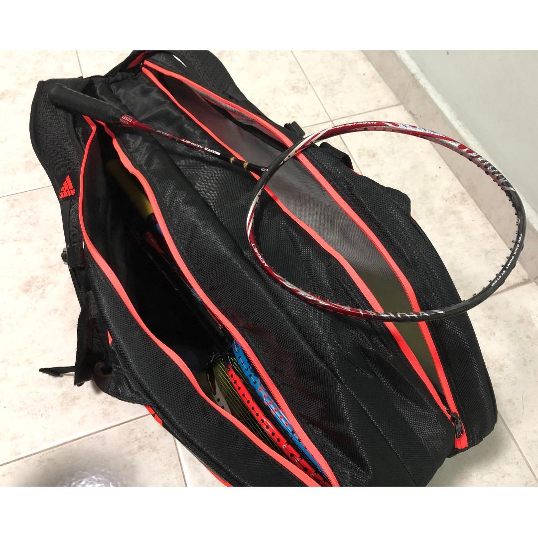 Like New Adidas Badminton Bag (8 racket), Sports Equipment, Sports ...