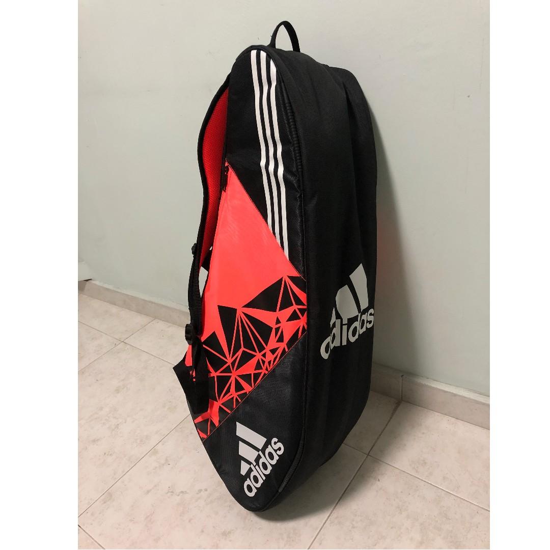 Like New Adidas Badminton Bag (8 racket), Sports Equipment, Sports ...