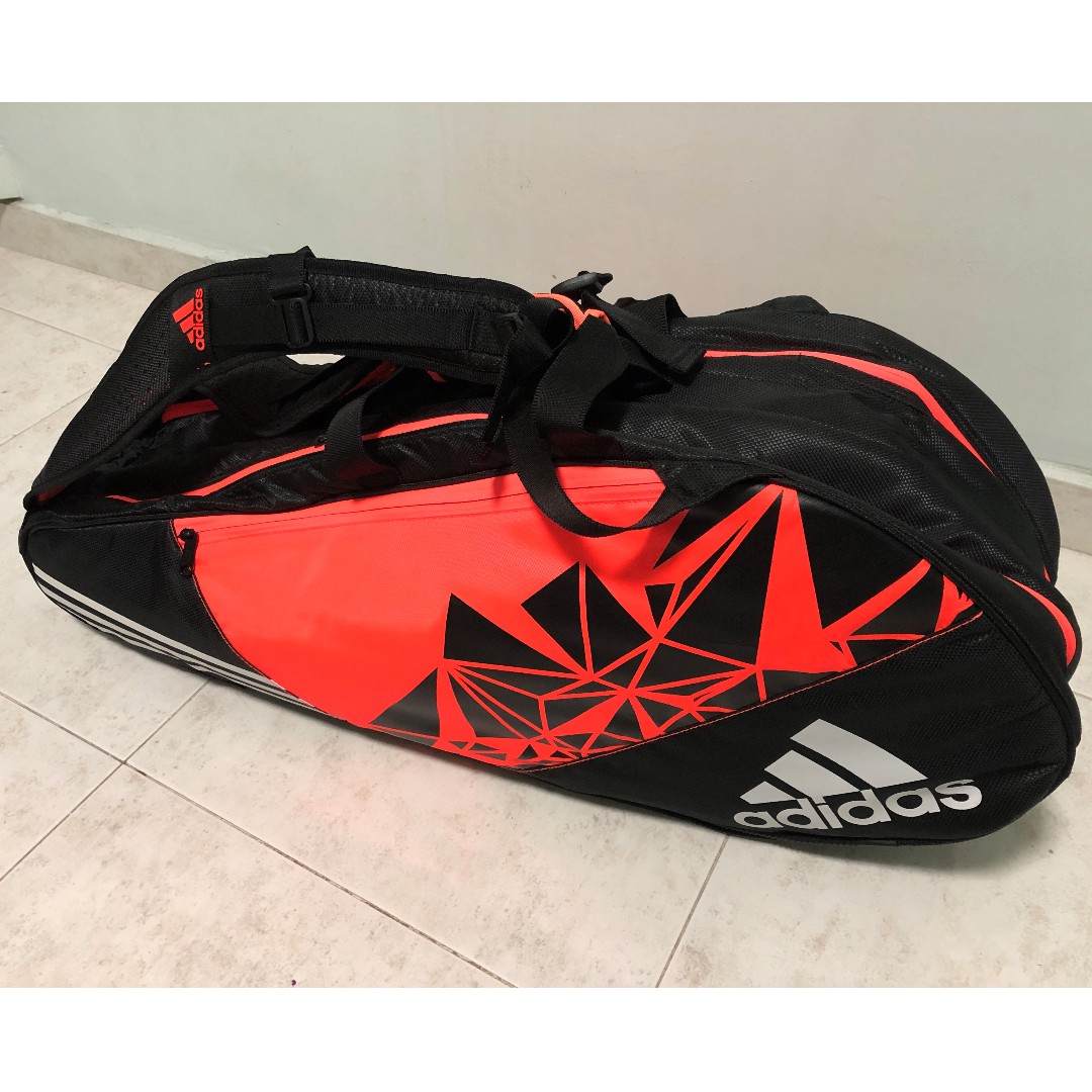 Like New Adidas Badminton Bag (8 racket), Sports Equipment, Sports ...