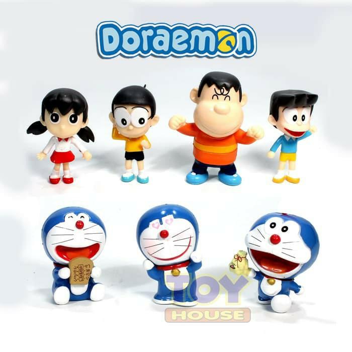 Mainan Anak Figure Doraemon Nobita Gian Shizuka Suneo Set Of 7, Toys & Collectibles, Mainan di ...