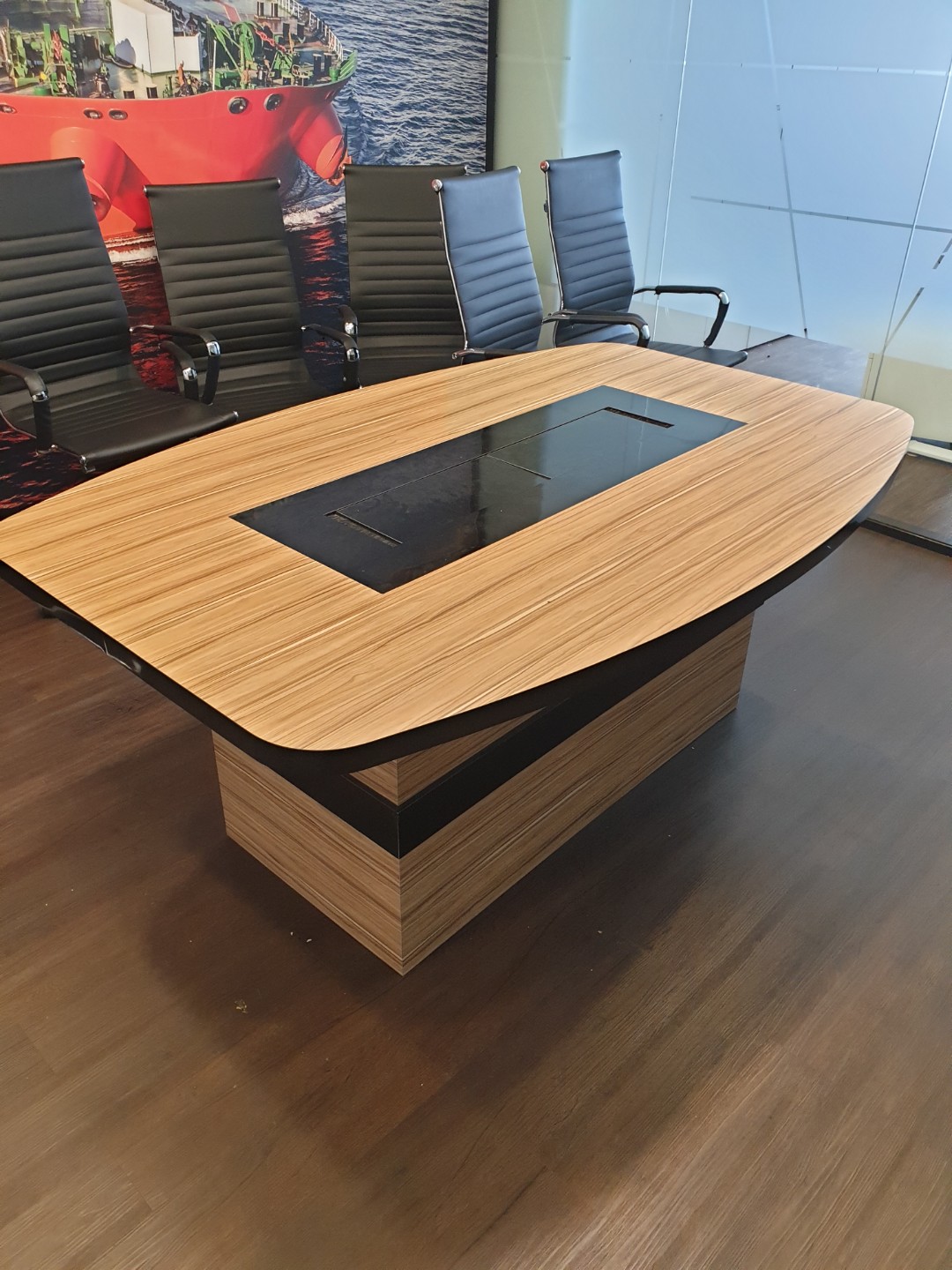 Meeting Table (inbuilt plug socket), Furniture & Home Living, Furniture ...