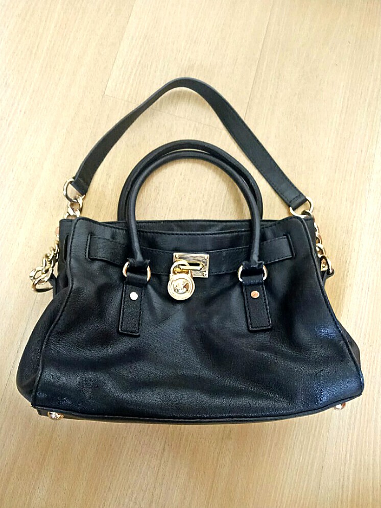 Michael Kors Hamilton (Black), Women's Fashion, Bags & Wallets, Tote ...