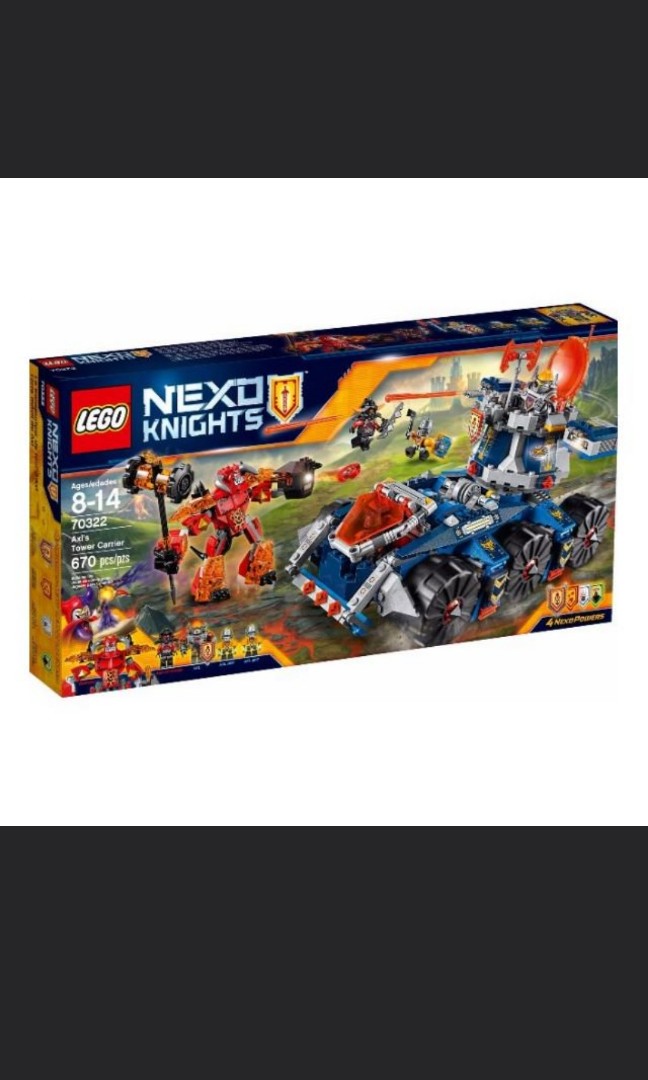 NEW Lego Nexo Knight - 70322 - Axl's Tower Carrier., Hobbies & Toys ...