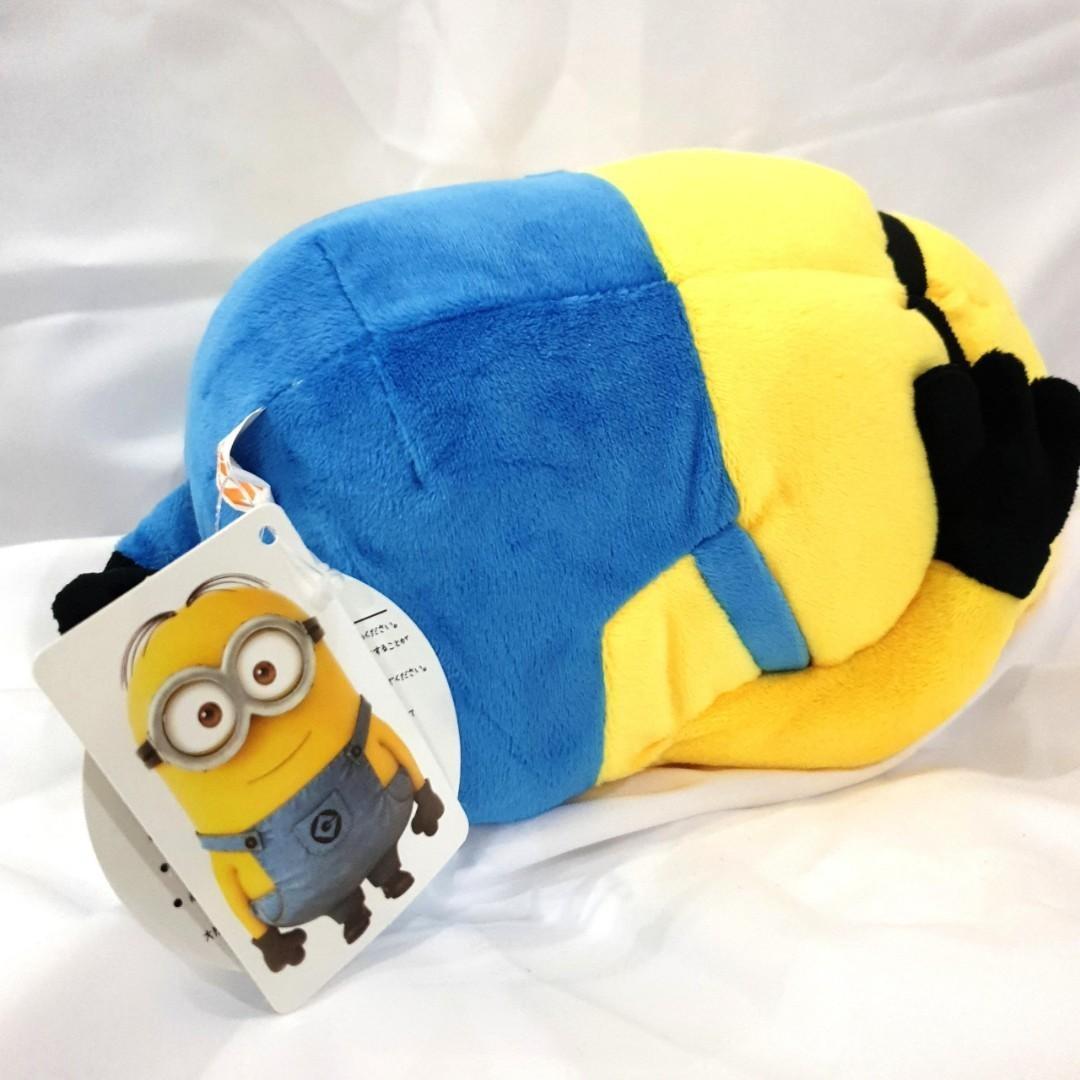 *PROMO* Authentic Japan 24cm Minion Lying Down Sleeping Soft Plushie ...