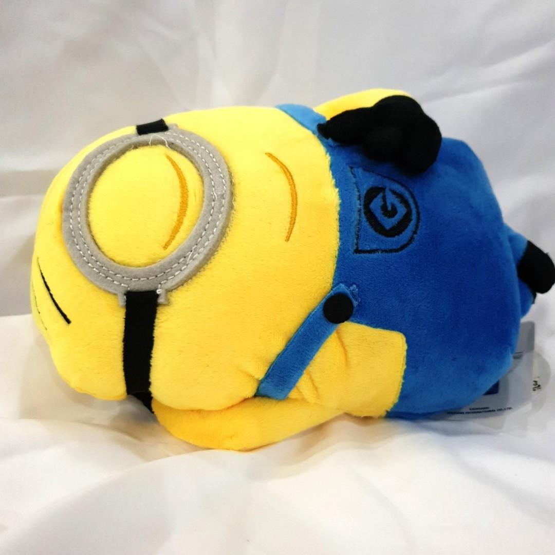 *PROMO* Authentic Japan 24cm Minion Lying Down Sleeping Soft Plushie ...