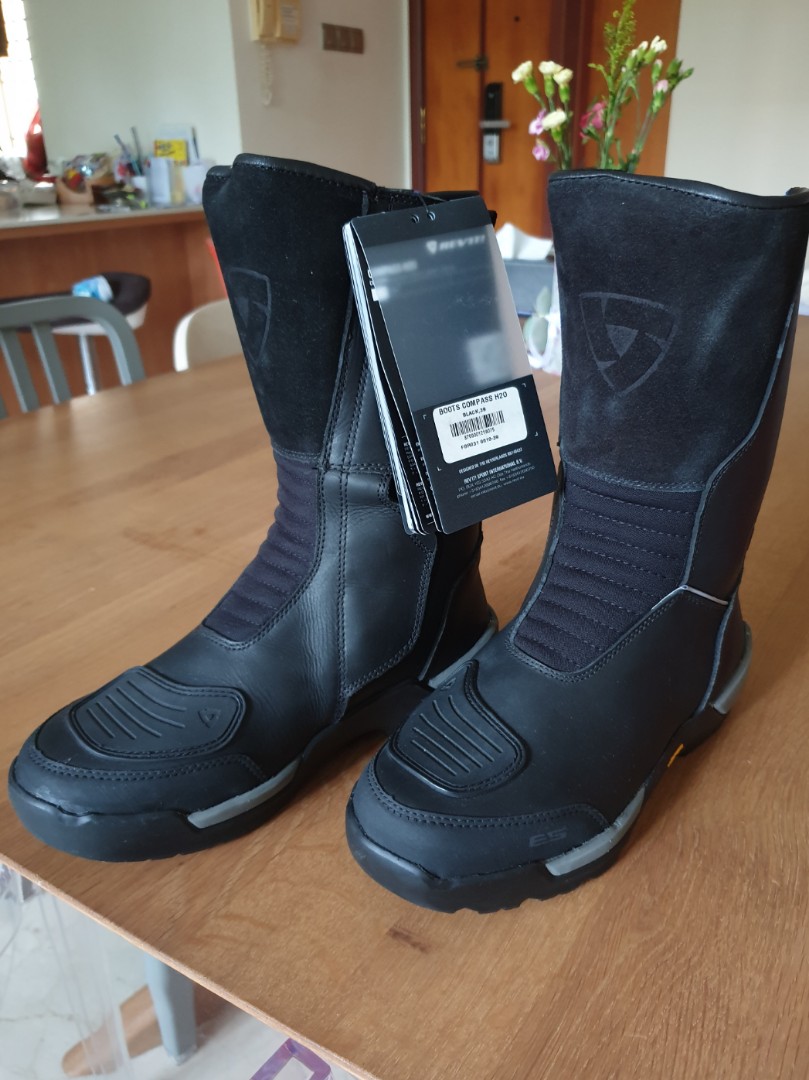 Rev'it Compass H2O Boots, Motorcycles, Motorcycle Apparel on Carousell