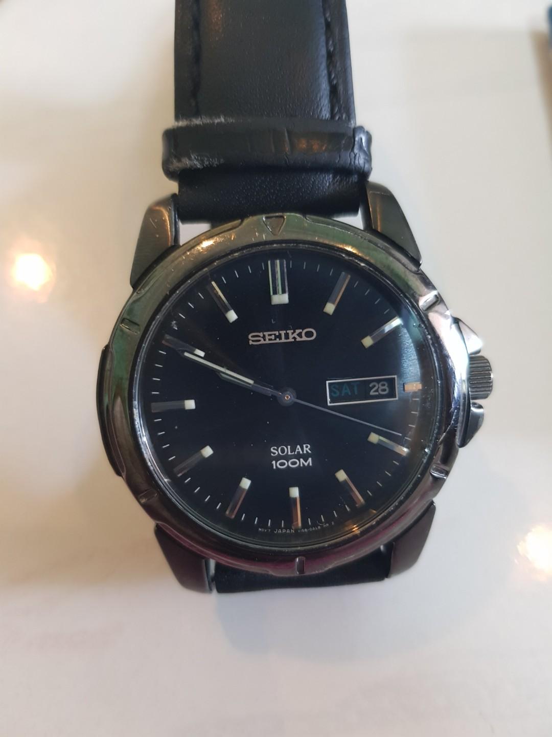 Seiko solar jam tangan, Men's Fashion, Watches & Accessories, Watches ...