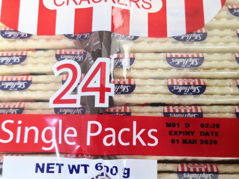 Skyflakes Crackers 24 single packs, Food & Drinks, Packaged & Instant ...