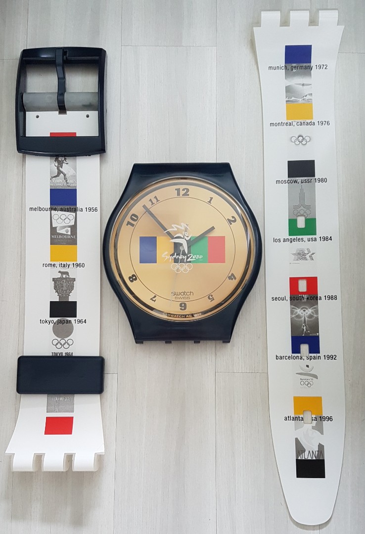 Swatch Maxi Clock MGN183 "104 Years", Hobbies & Toys, Memorabilia ...