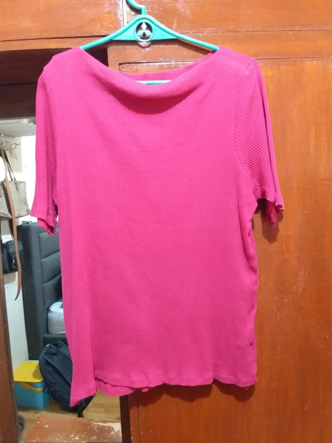 Uniqlo Pink Office Top, Women's Fashion, Tops, Sleeveless on Carousell