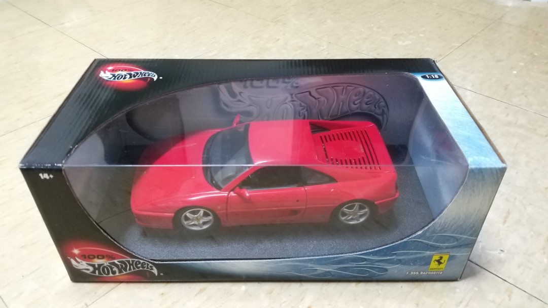 1:18 Hot wheels Ferrari F355 Berlinetta, 興趣及遊戲, 玩具 & 遊戲類 - Carousell