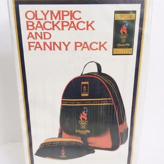 1996 Vintage Atlanta Olympic Backpack, Men's Fashion, Bags, Backpacks ...