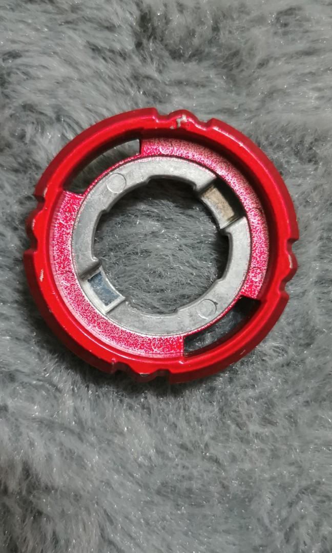 beyblade omega driver & red outer disc(limited clr), Hobbies & Toys ...