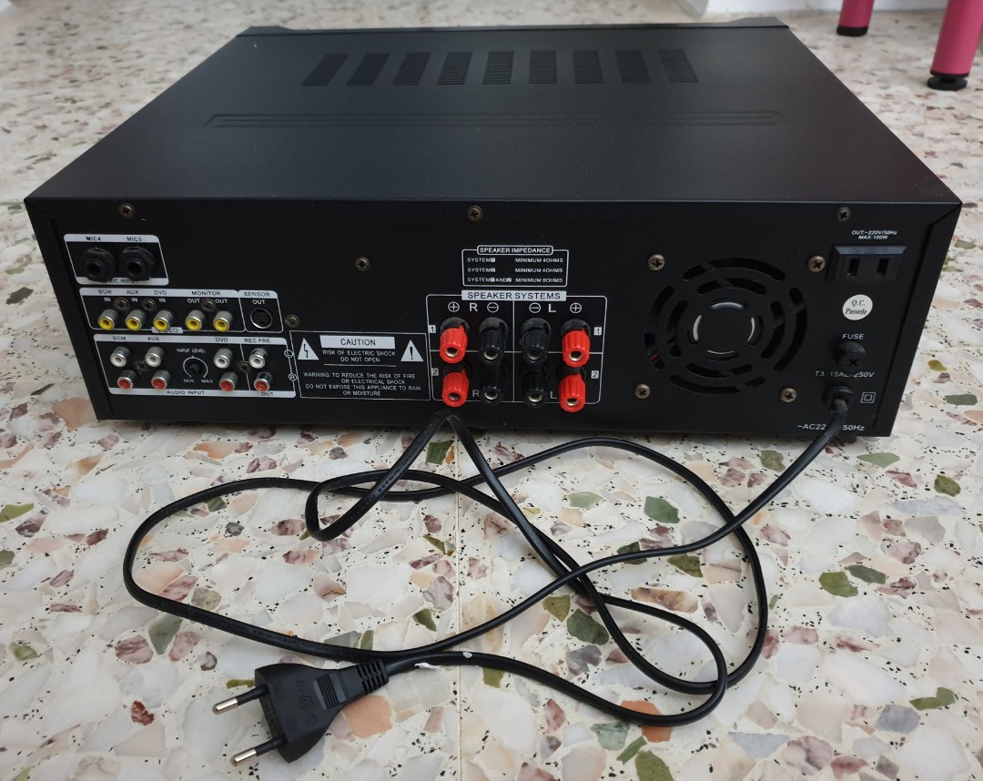 B-KARA 2CH DIGITAL KARAOKE POWER AMPLIFIER KA-222, Audio, Other Audio ...