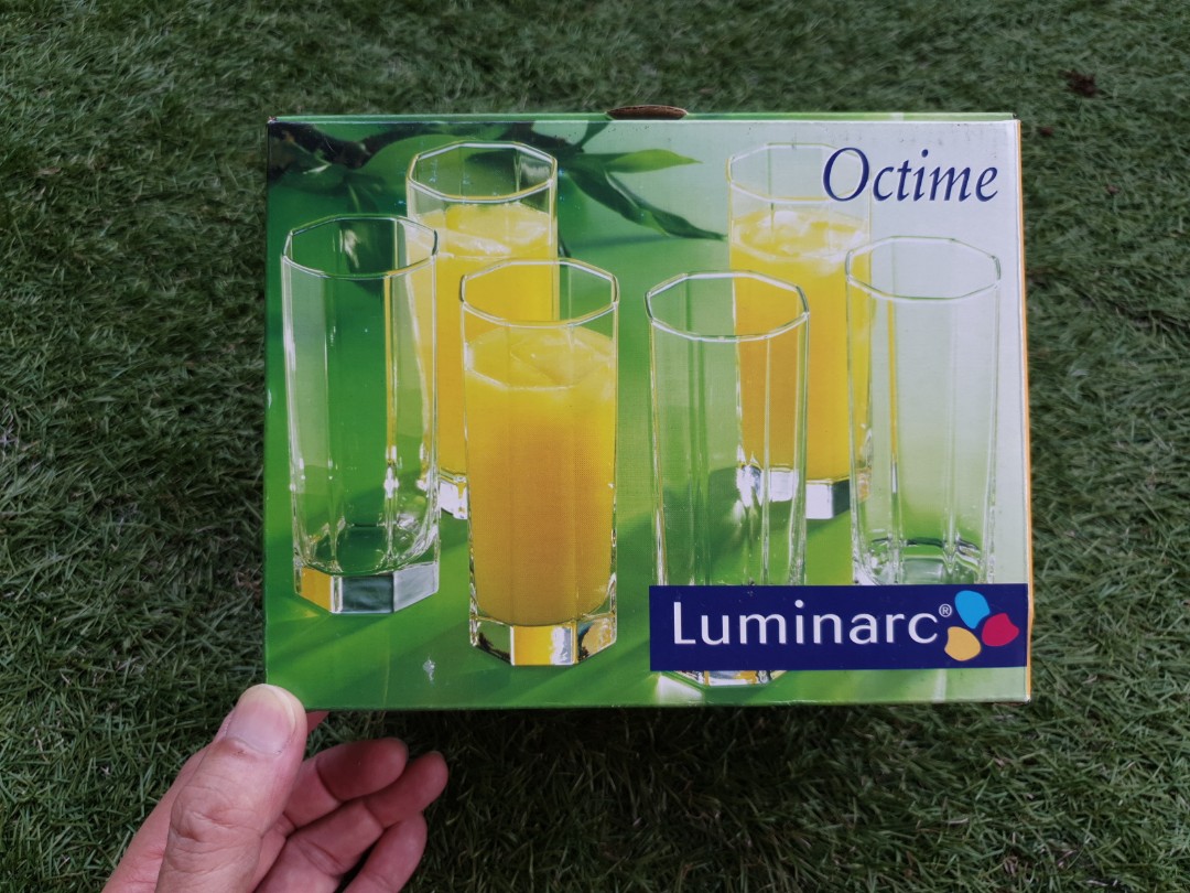 BNIB Luminarc Octime Crystal Glass, Everything Else on Carousell
