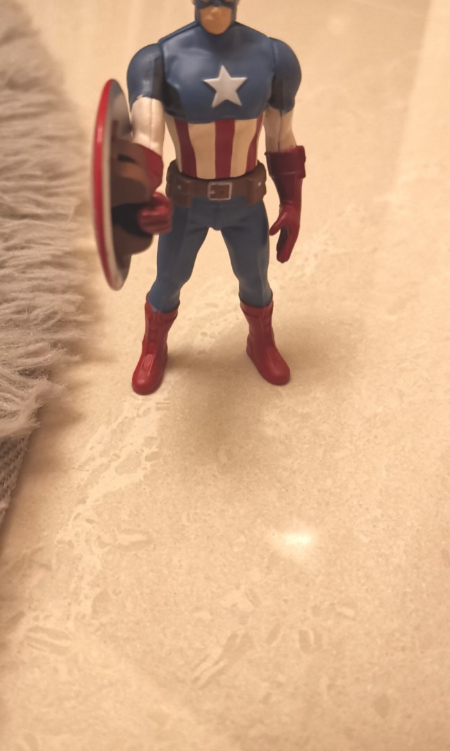 Captain America Mini Figurine, Hobbies & Toys, Toys & Games on Carousell