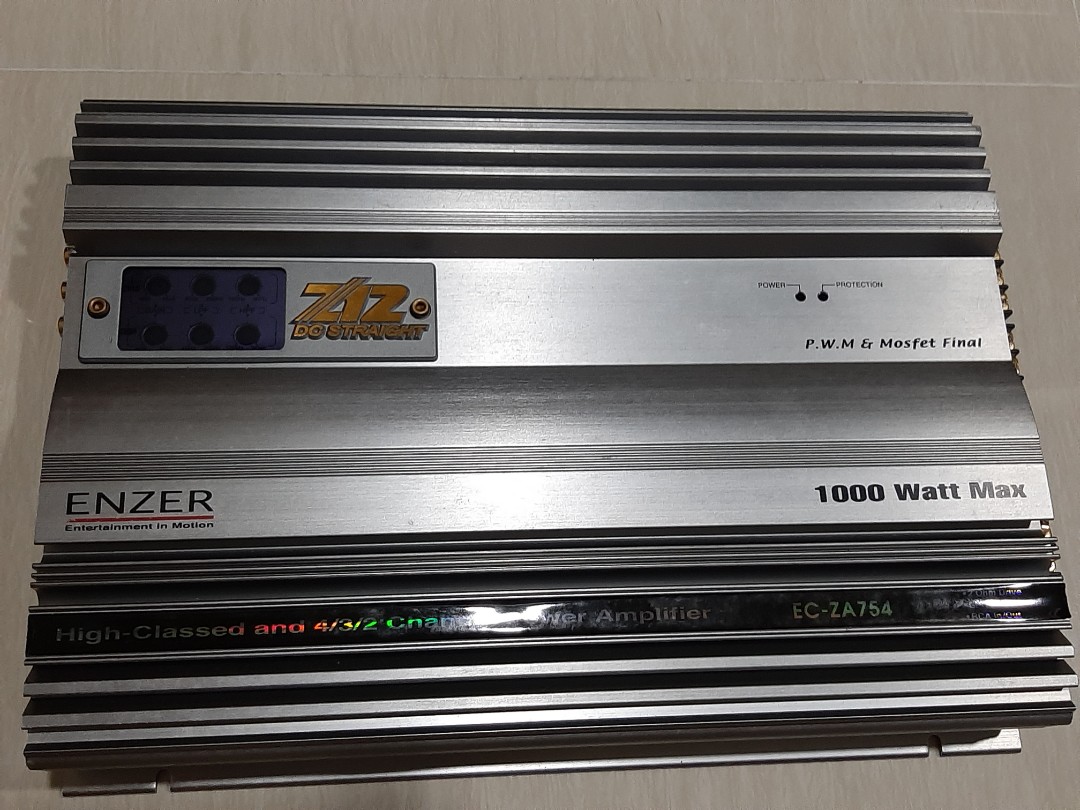 Enzer EC-ZA754 1000Watts Max Amplifier, Audio, Other Audio Equipment on ...