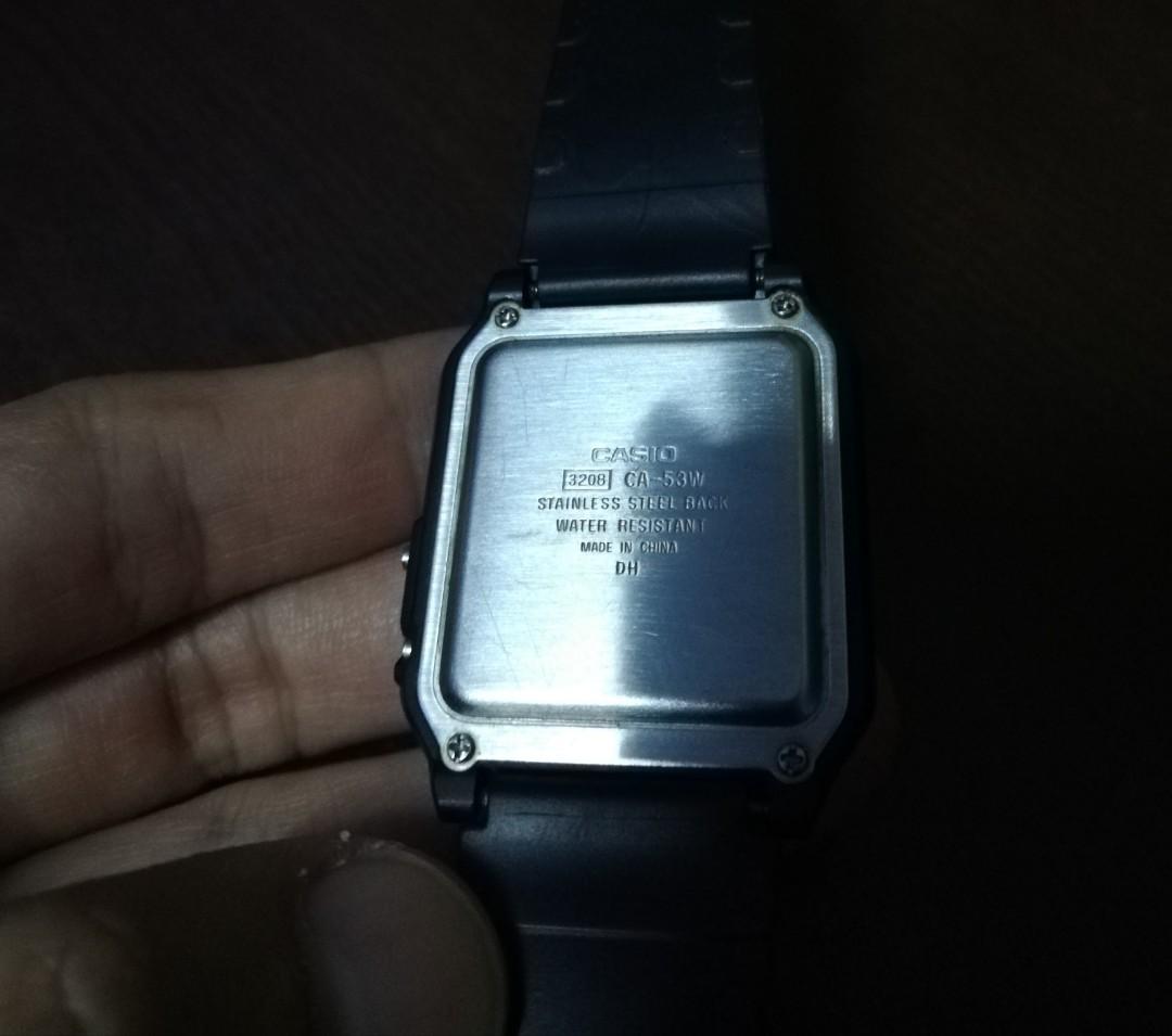 Casio CA 53W Back To The Future II watch, Men's Fashion, Watches ...