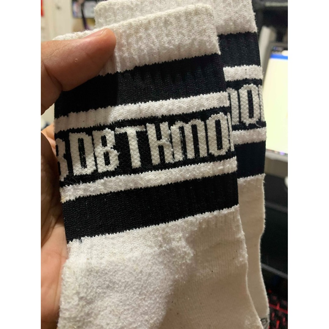 DBTK Socks White Stripes, Men's Fashion, Activewear on Carousell