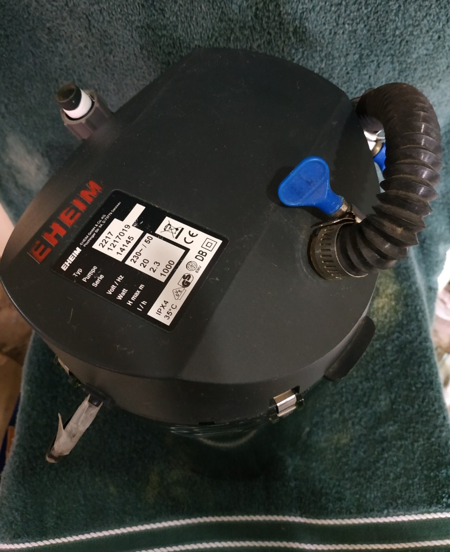 EHEIM classic 600 - 2217 power filter 💪🐟🐠 includes 2 hoses n matching taps., Pet Supplies, Homes ...