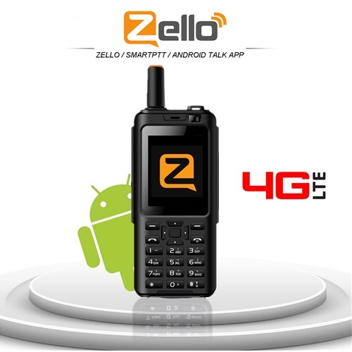 ZELLO F40 7S+ 4G LTE Network Walkie Talkie + Android Smart Phone ...