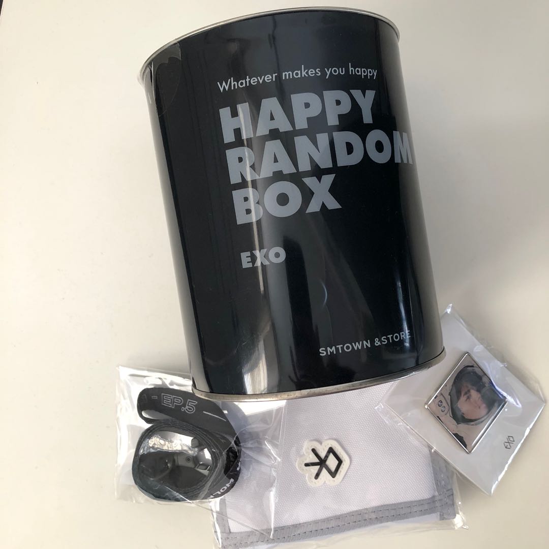 EXO Happy Random Box, Hobbies & Toys, Memorabilia & Collectibles, K ...