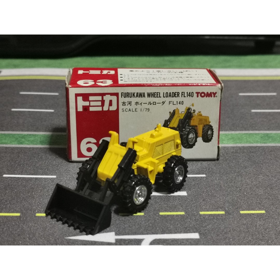 Tomica 63 - Furukawa Wheel Loader F140, Hobbies & Toys, Toys & Games on ...