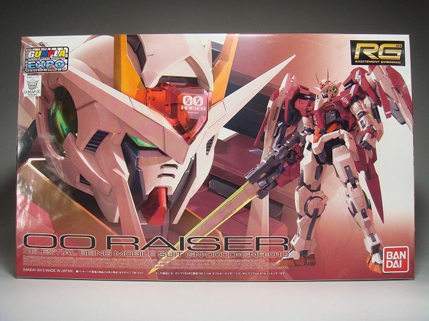 Gunpla Expo Exclusive: RG 1/144 00 Raiser Trans-Am Clear Ver, 興趣及遊戲, 玩具 ...