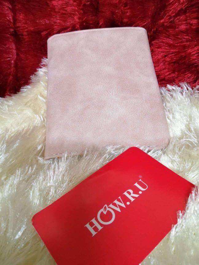 HowRU slim trifold old rose wallet, Women's Fashion, Bags & Wallets ...