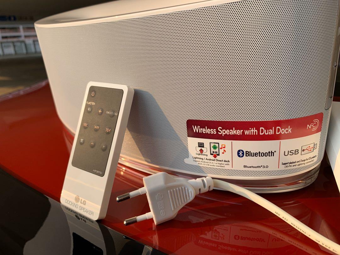 LG Docking Speaker. Duo Dock iOS & Android, Audio, Portable Audio ...