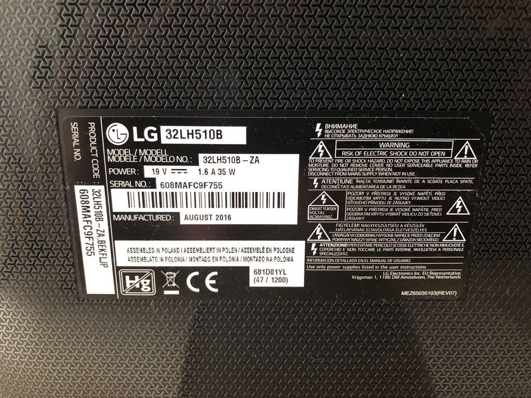 LG LED 32 inch TV like NEW, TV & Home Appliances, TV & Entertainment on ...
