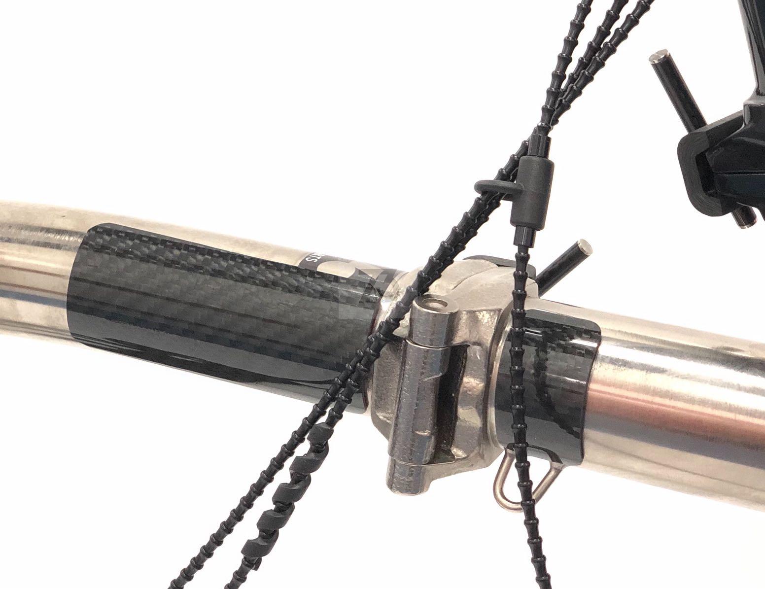 C82 - Main Frame Carbon Protector For Brompton, Sports Equipment, Bicycles & Parts, Parts ...