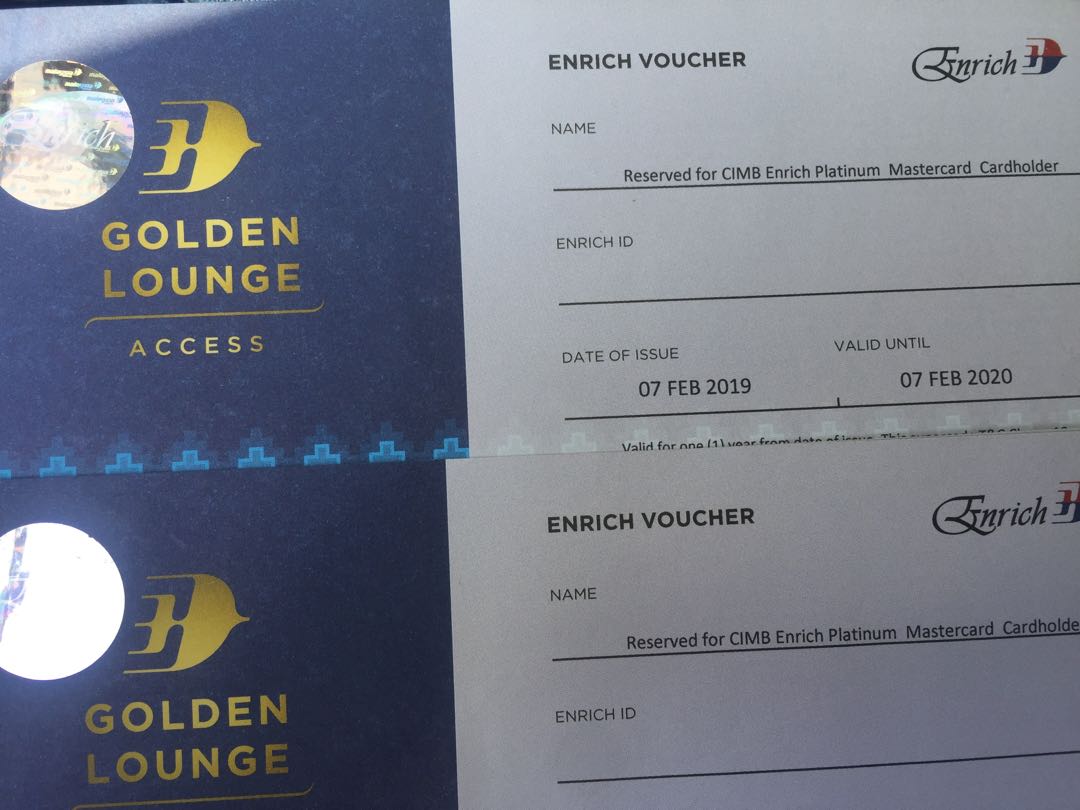 Mas Golden Lounge Voucher, Tickets & Vouchers, Vouchers on Carousell
