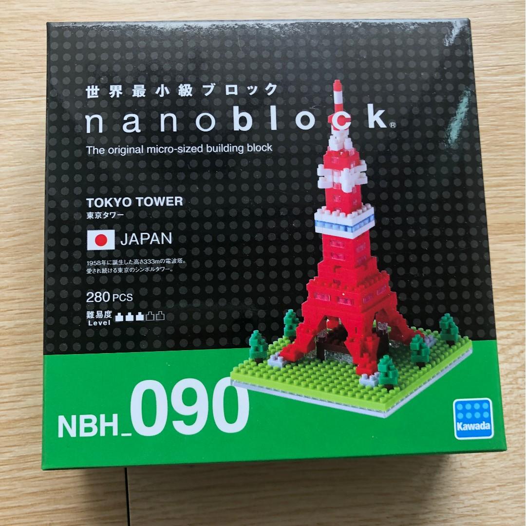 Nanoblock 全新 NBK 090 Tokyo Tower 購自日本 東京鐵塔, 興趣及遊戲, 玩具 & 遊戲類 - Carousell