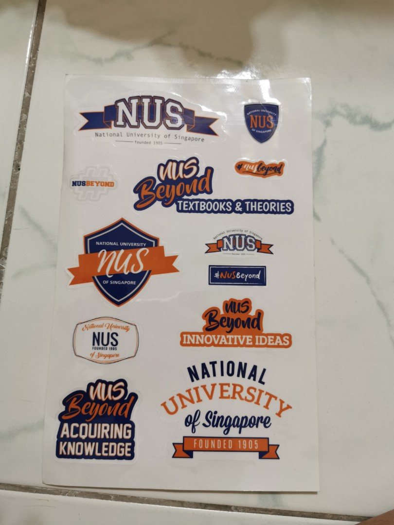 NUS stickers, Everything Else on Carousell