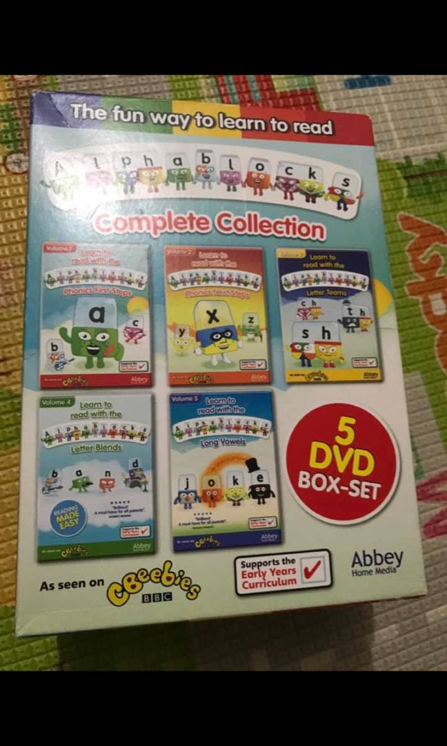 Phonics alphablocks DVD, 音樂樂器 & 配件, CD's, DVD's, & Other Media - Carousell