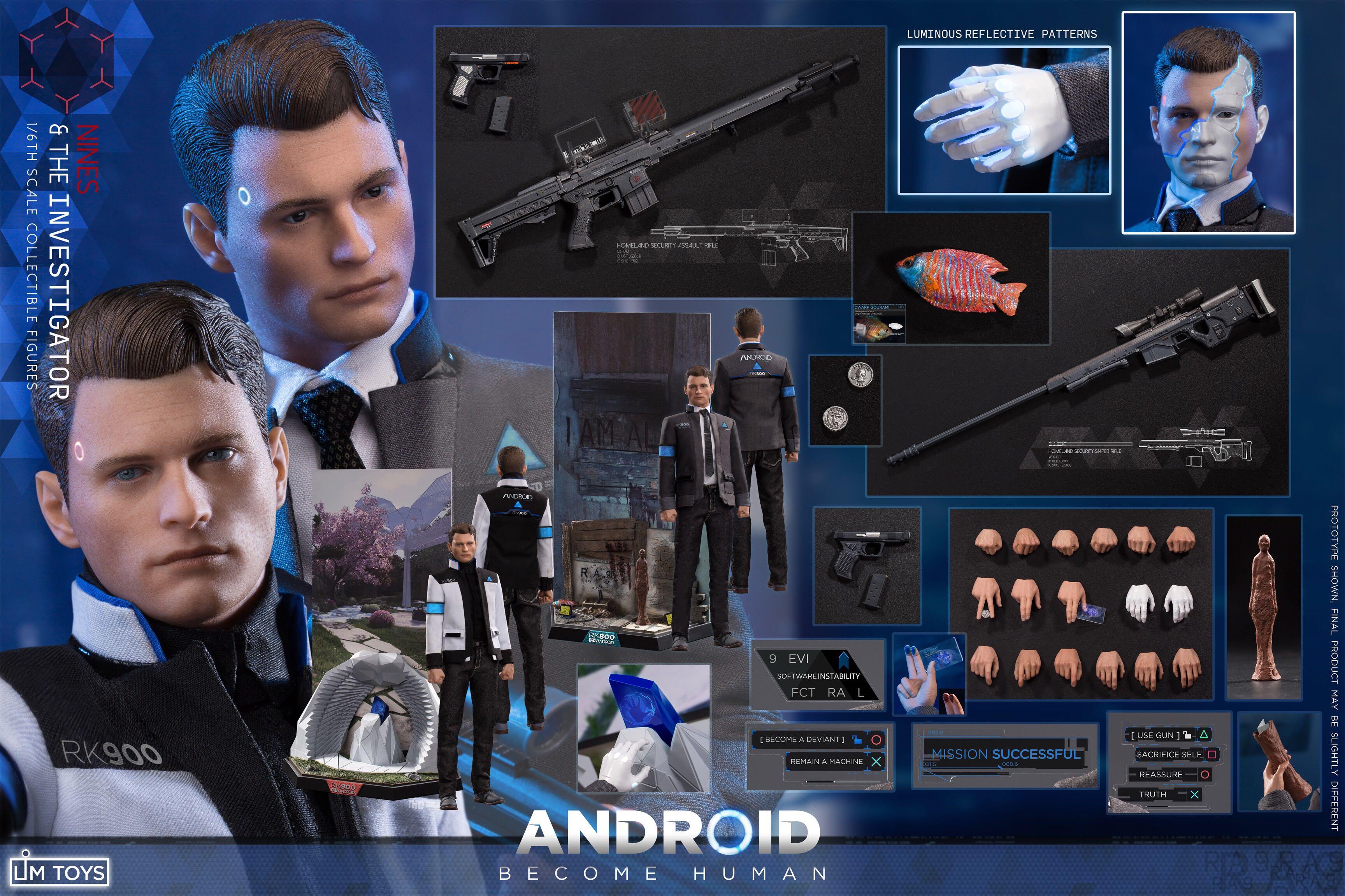 [PO] LIMTOYS LIM010 - The Investigator Android Become Human NINES 1/6 ...